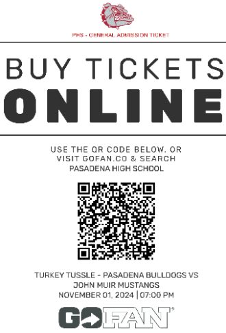 Turkey Tussle - Friday, November 1, 2024 - Pasadena High School Alumni ...